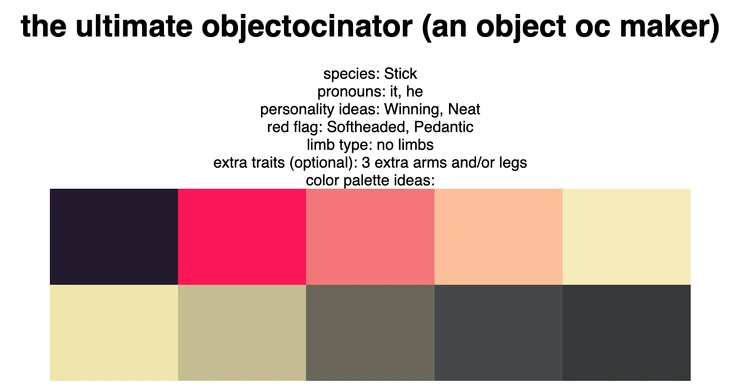 I have made a random OC using the OC generator! | Fandom