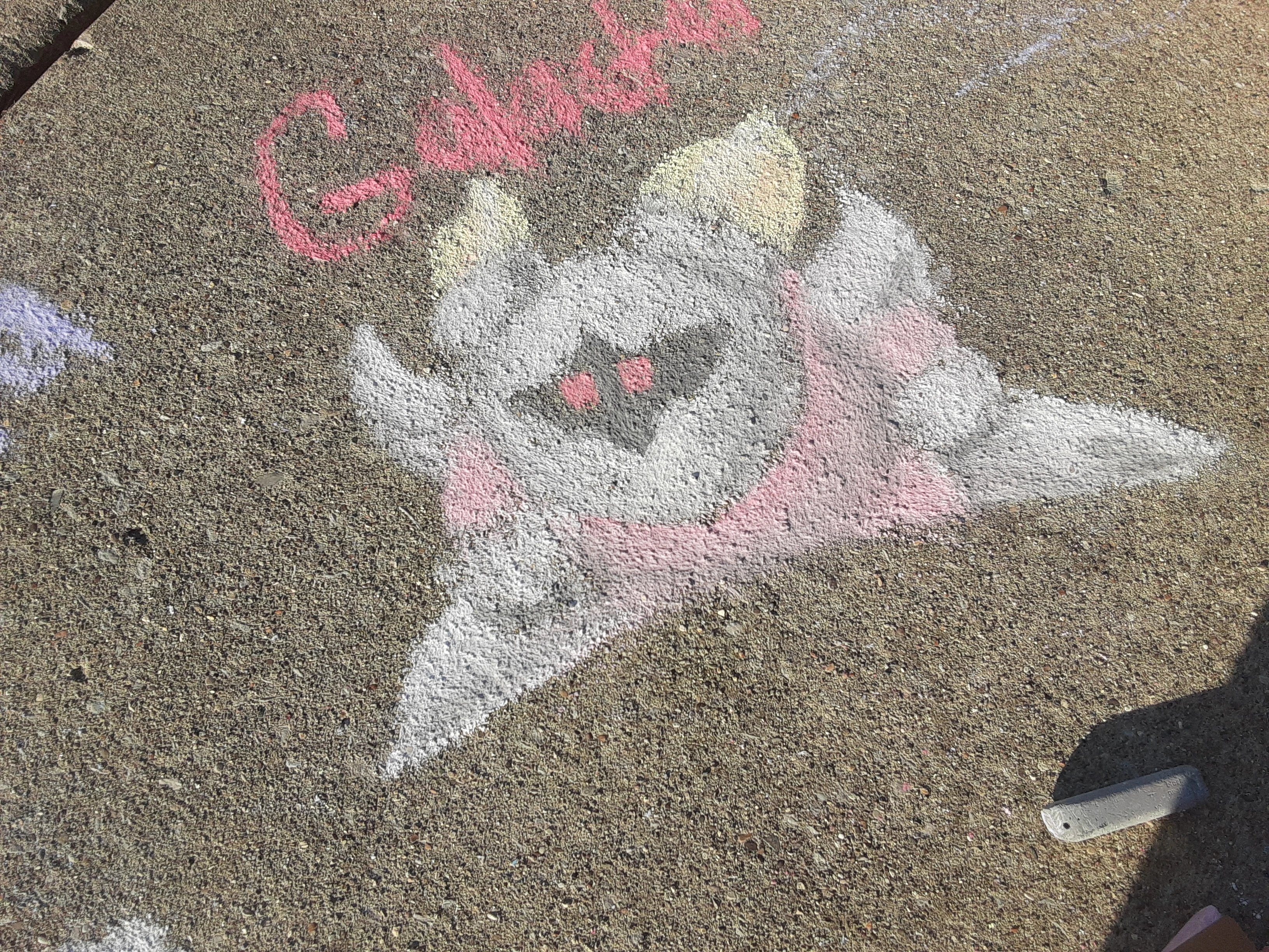 I tried a chalk art | Fandom
