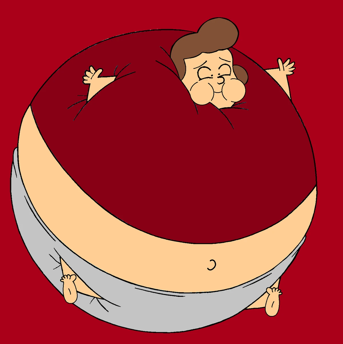 Inflated Giselle | 08newmanb‘s Inflated Peanuts Gang Wiki | Fandom