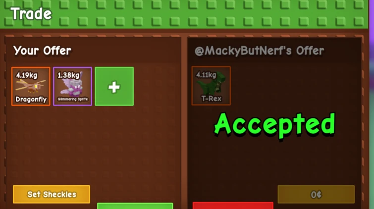 W/F/L My Small Size Golden DF (I added glimmering sprite) For their T-Rex no mutation | Fandom