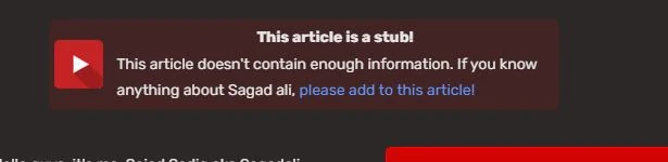 Why is this still stub? | Fandom