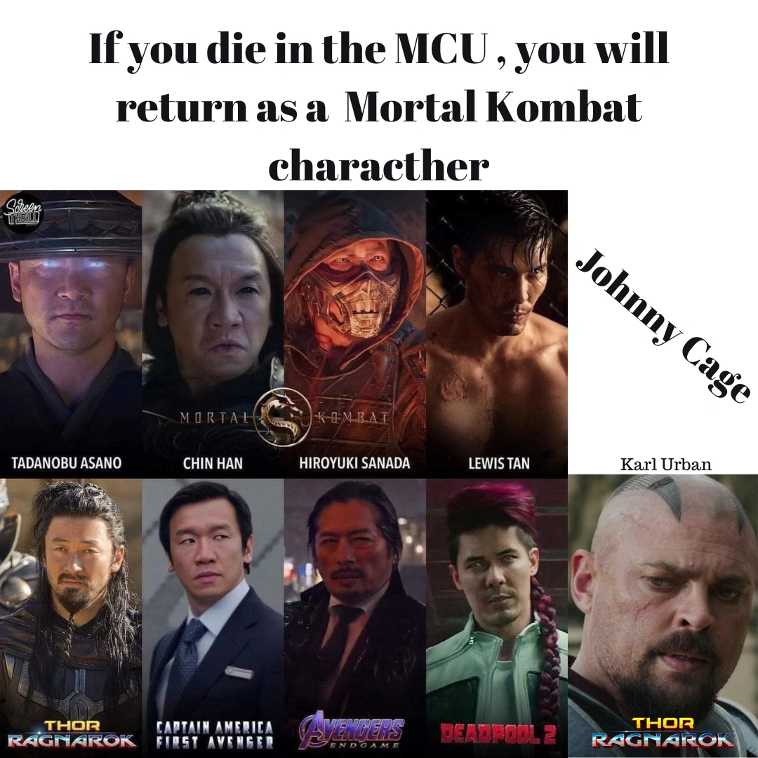 Since there's rumours about Karl Urban being Johnny Cage, i decided to ...