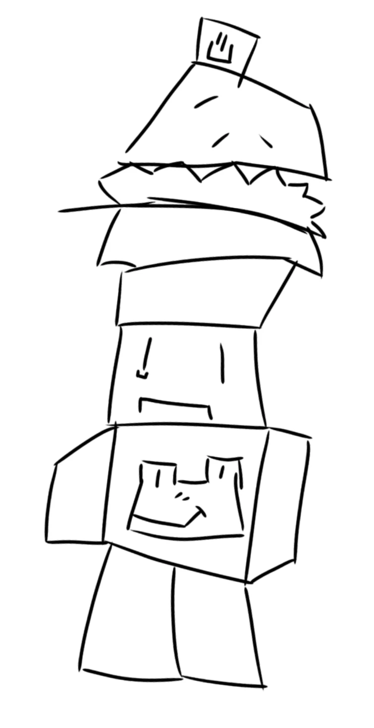 007n7 drawing i rushed made outa lines (click for full img) | Fandom