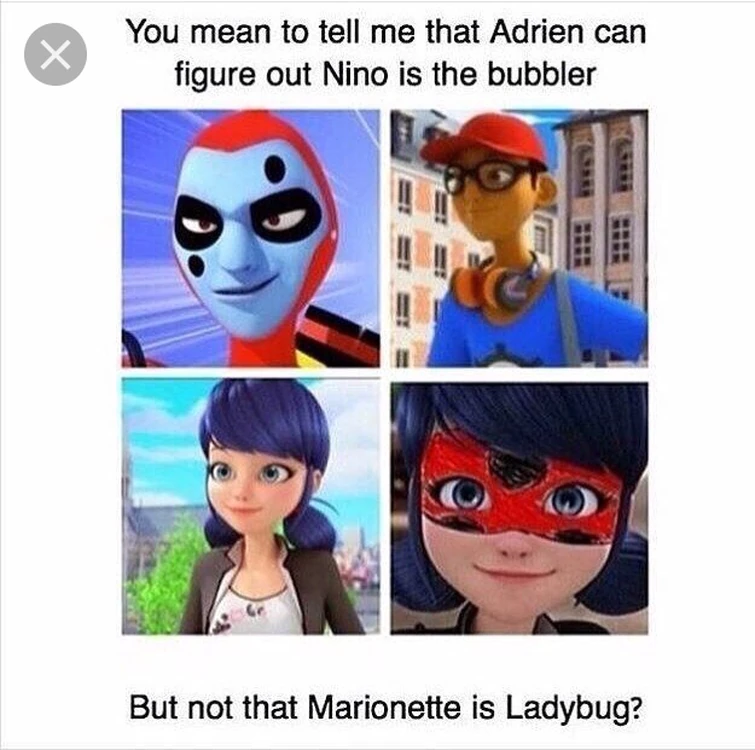 This is y I always get mad at Adrien when he says Marinette is “just a ...