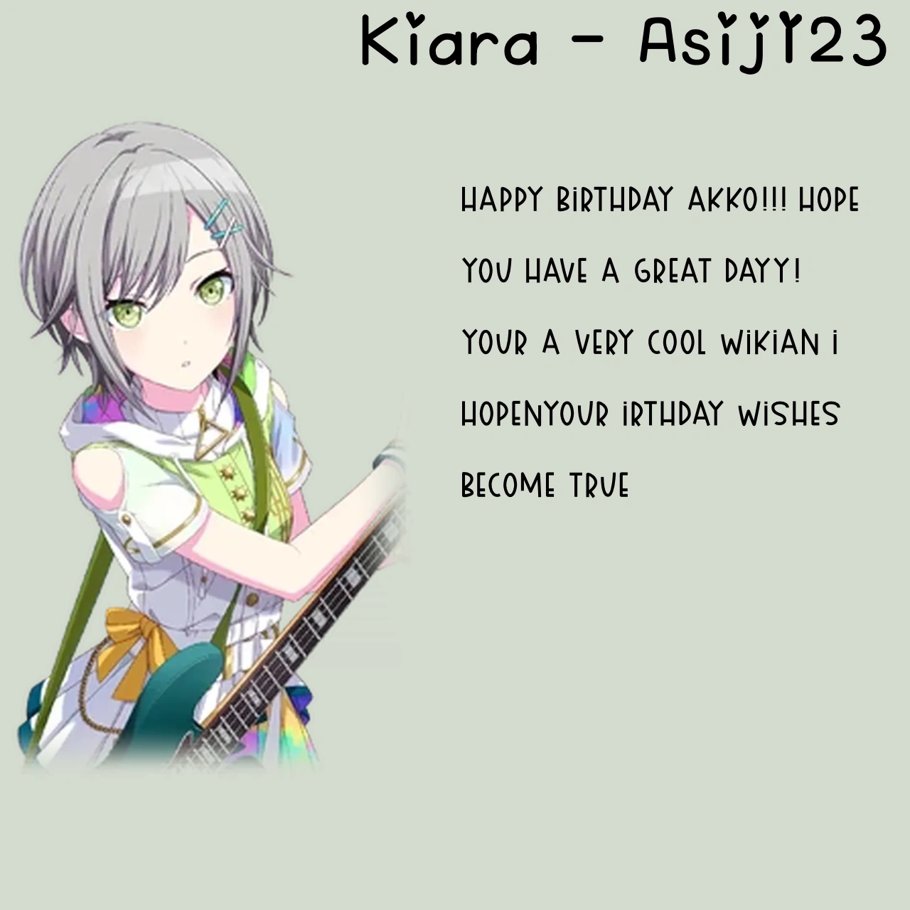 HAPPY MEGA BIRTHDAY AKKO!!! | Fandom