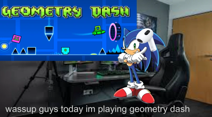 if sonic plays geometry dash | Fandom