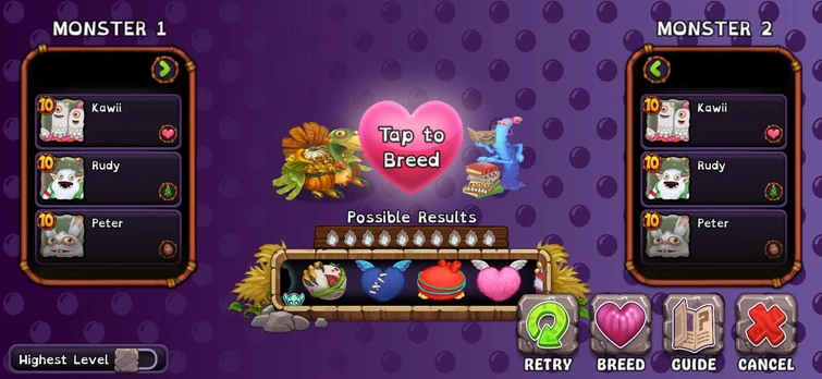 the new breeding menu is very buggy | Fandom
