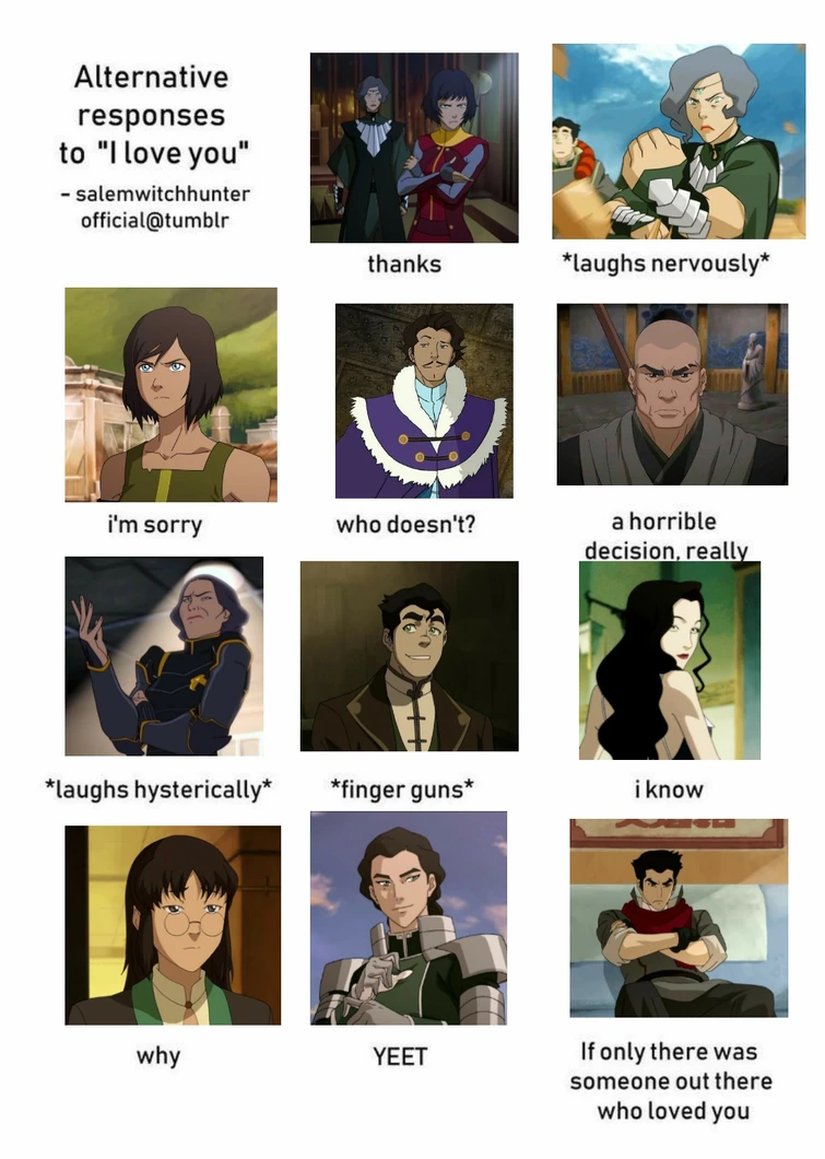 LoK Alignment Charts | Fandom