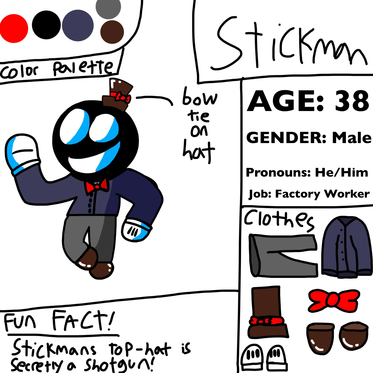 Stickman Reference sheet | Fandom
