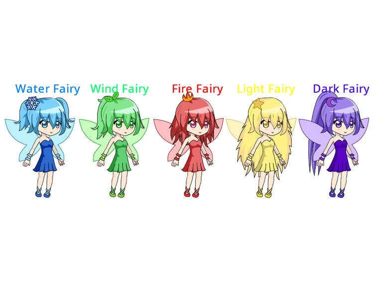 Anime Gacha World Element All Element Fairy New 2 Fairy Characters | Fandom