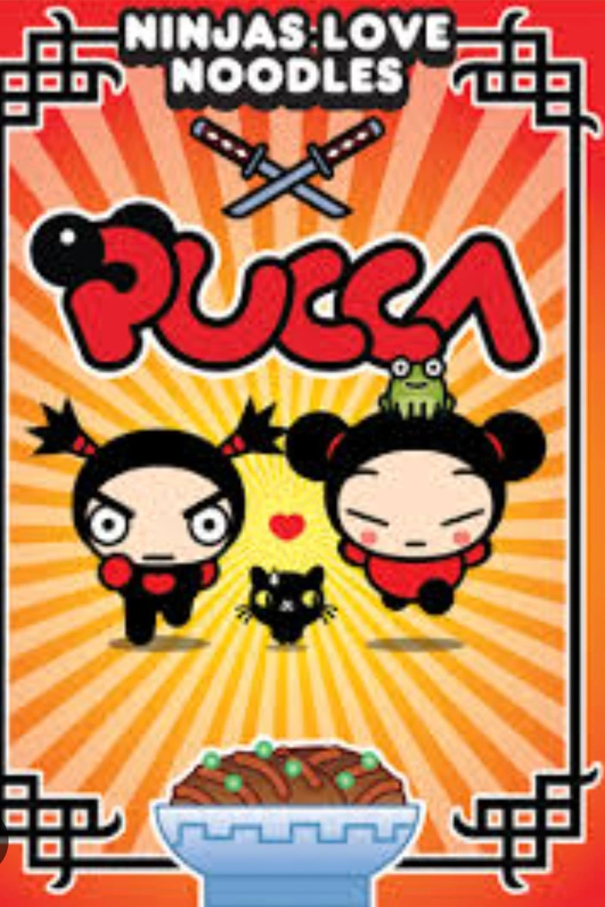 PUCCA LOVES GARU HE'S A PRETTY BOY NINJAS WITH NOODLES KISSY CHASE ...