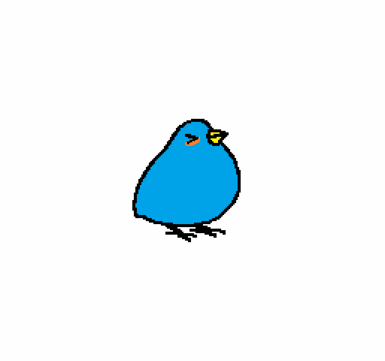 I will continue make SHESH-posts about realistic pixel birds, blue berb ...