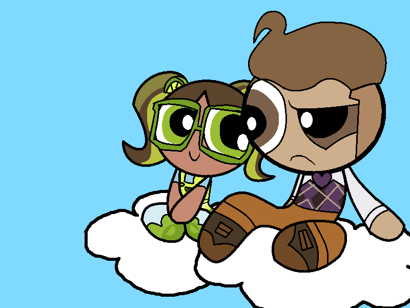 Lime Chiffon and Bread Pudding in Powerpuff Girls art style | Fandom