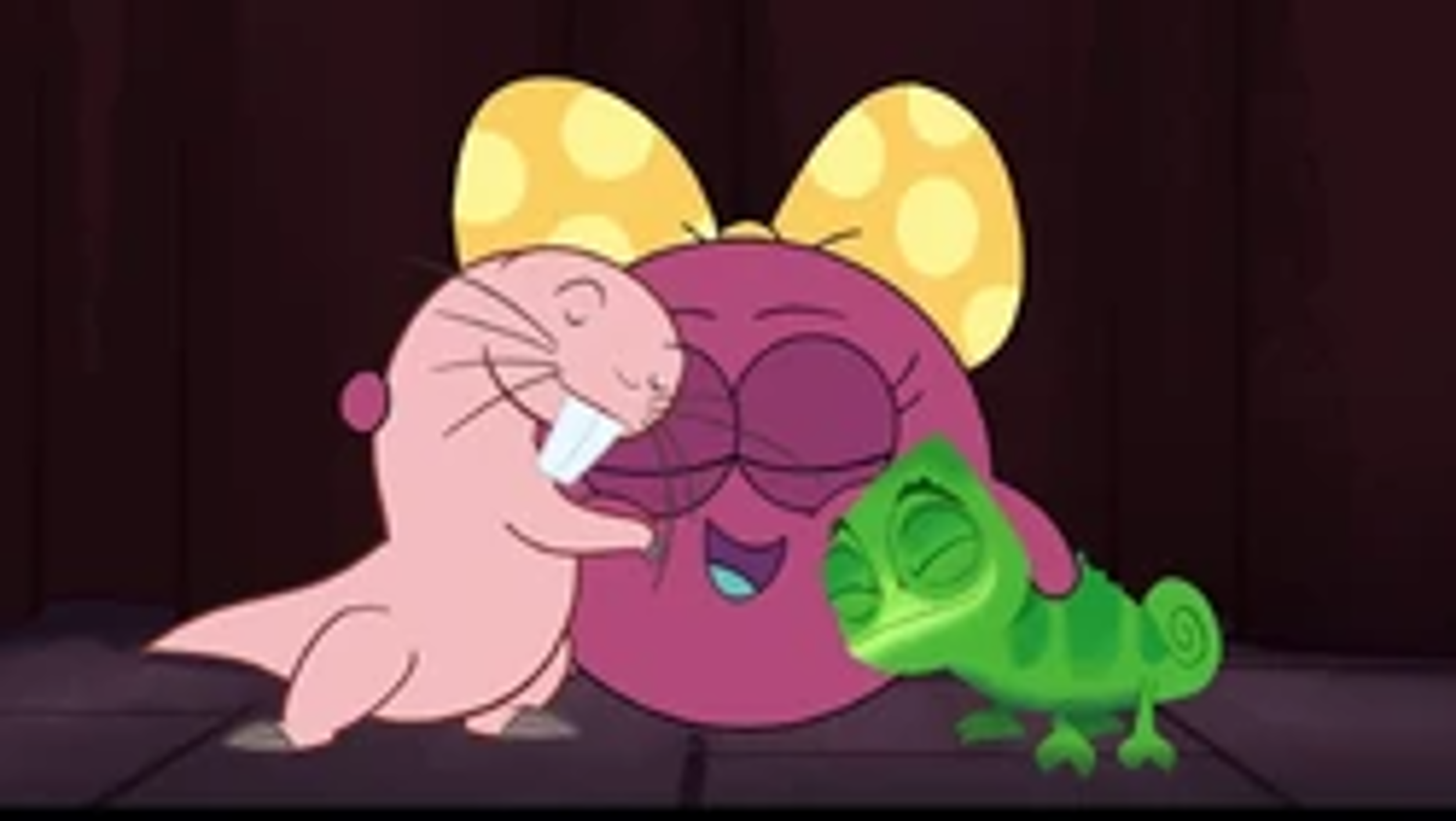 Polly hugging Rufus and Pascal!!! | Fandom