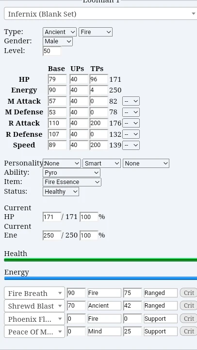 Infernix Sets! | Fandom
