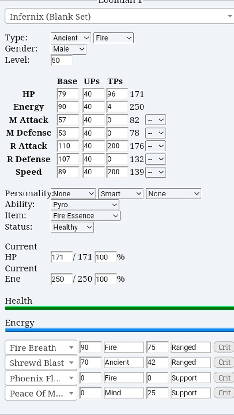 Infernix Sets! | Fandom