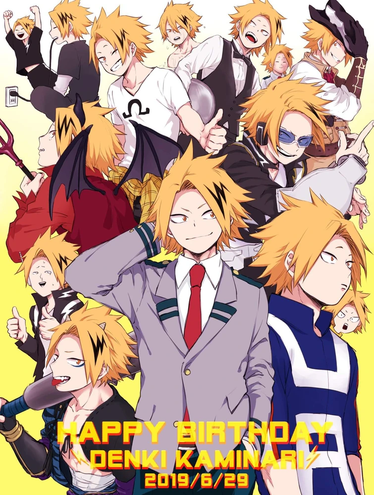 Happy Birthday Denki Kaminari | Fandom