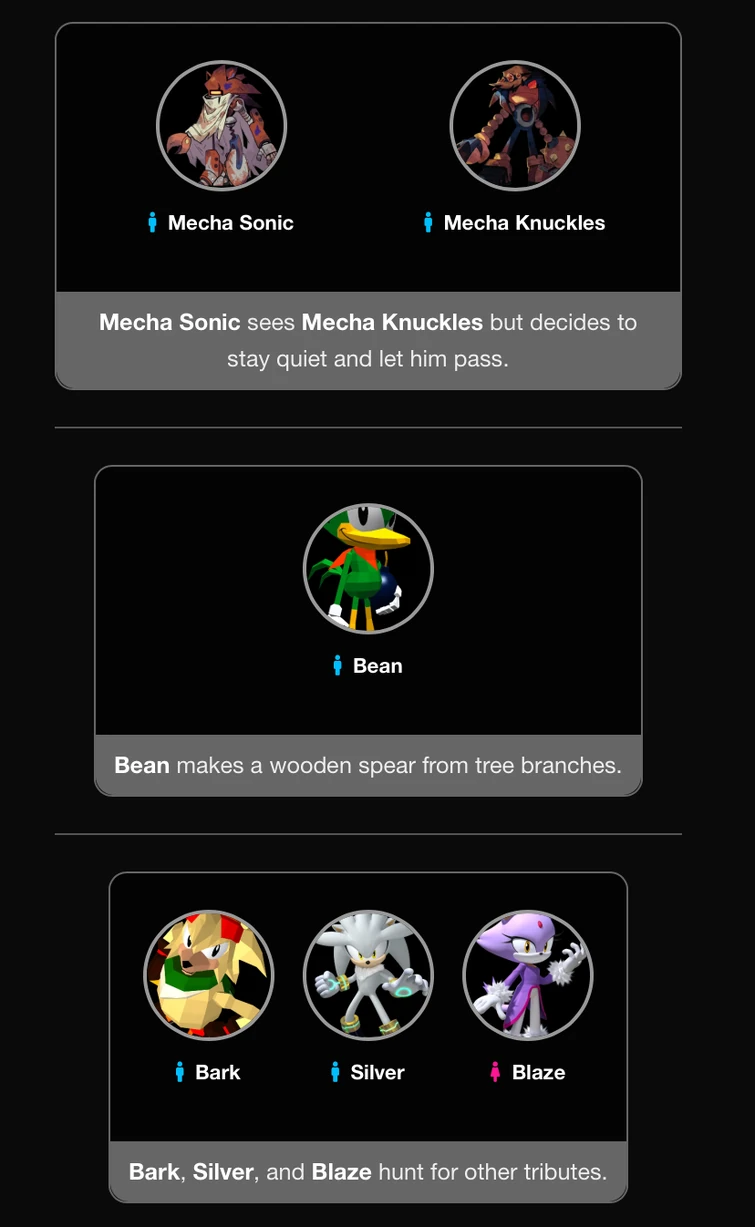 Sonic in the Hunger Games: Day + Night 1 | Fandom