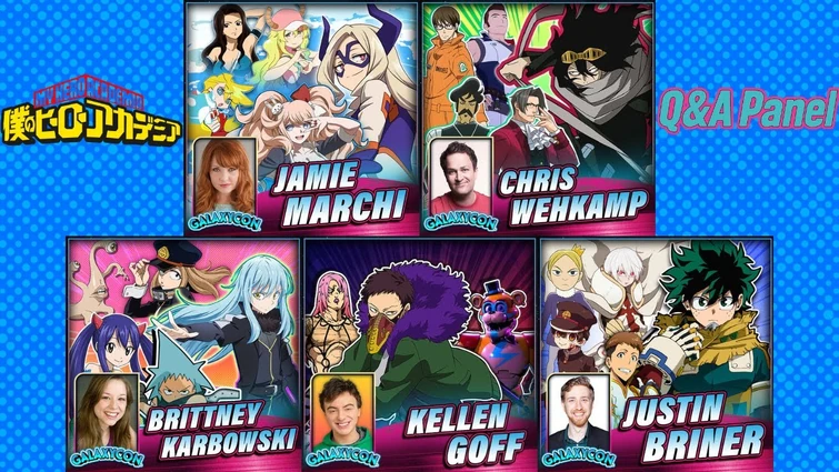 My Hero Academia Q&A Panel | Camie, Shota, Mt. Lady, Izuku, Overhaul ...
