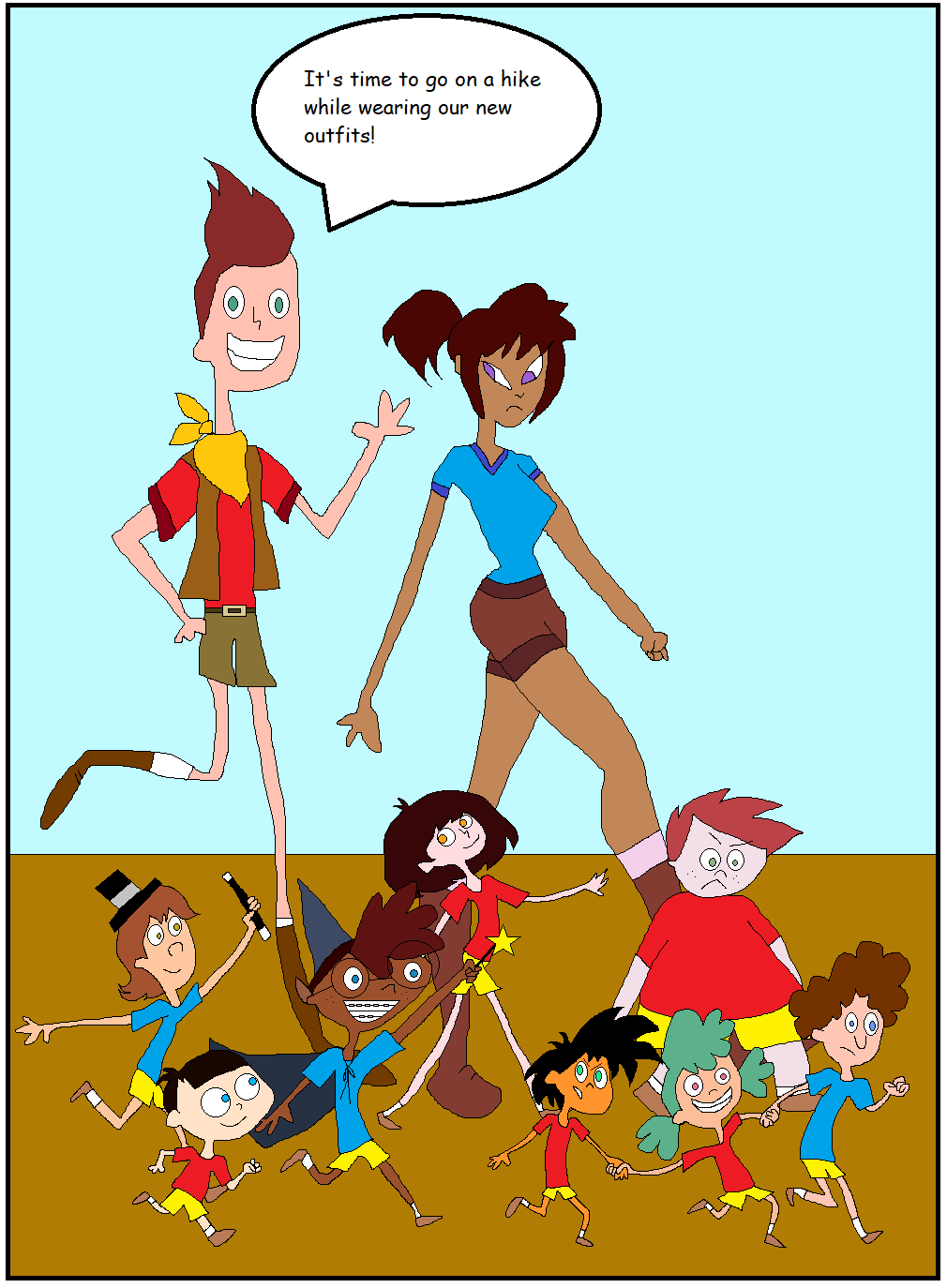 I'm working on a Camp Camp comic for DeviantArt. | Fandom