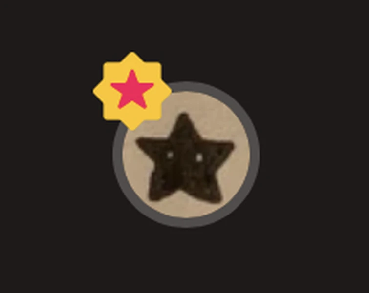 what is this small red star on a yellow background? | Fandom