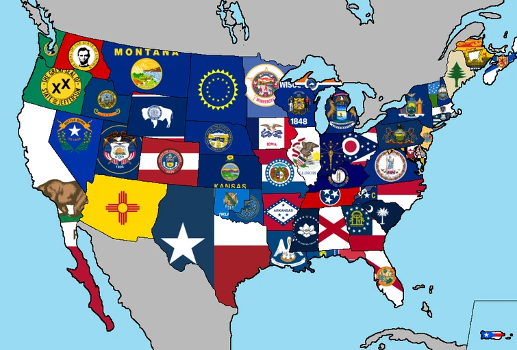 Map of USA States (Milkdromeda) | Fandom