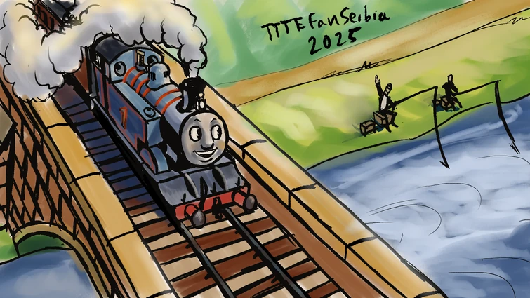 TTTEfanSerbia's illustration of Thomas goes Fishing | Fandom