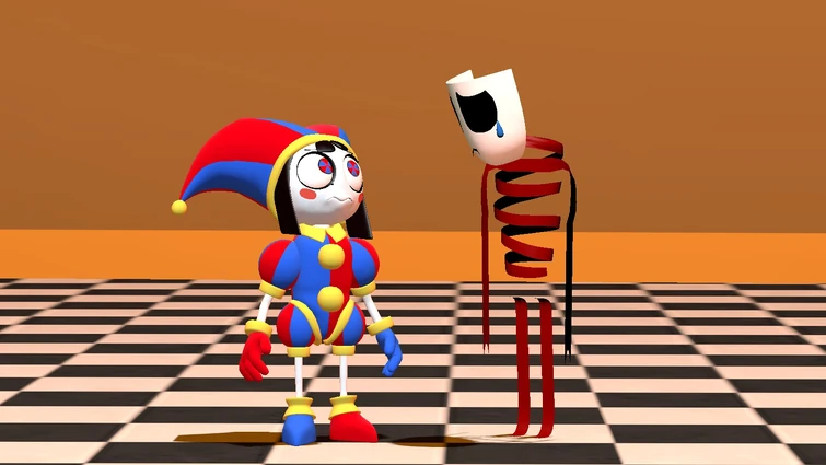 Pomni and Gangle's models got updated in GMod again! | Fandom