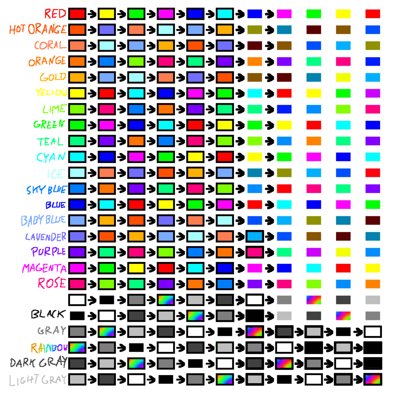 extended color palette | Fandom