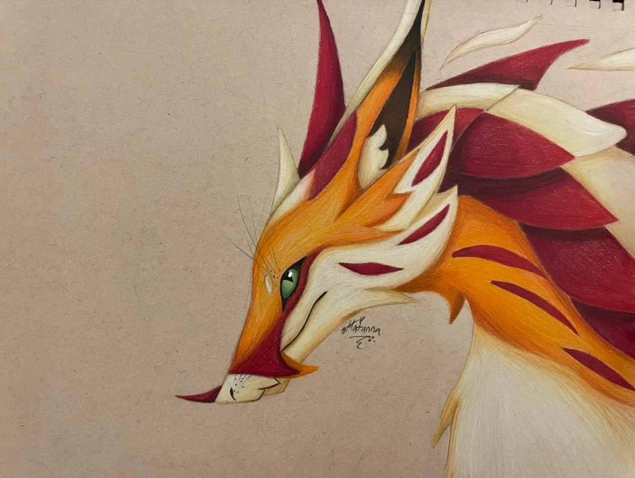 Vulp hand drawing done! Yaiii! | Fandom