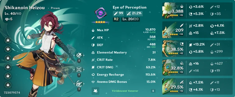 My Heizou,Kazuha and Kokomi build then theres Scara's bulid | Fandom