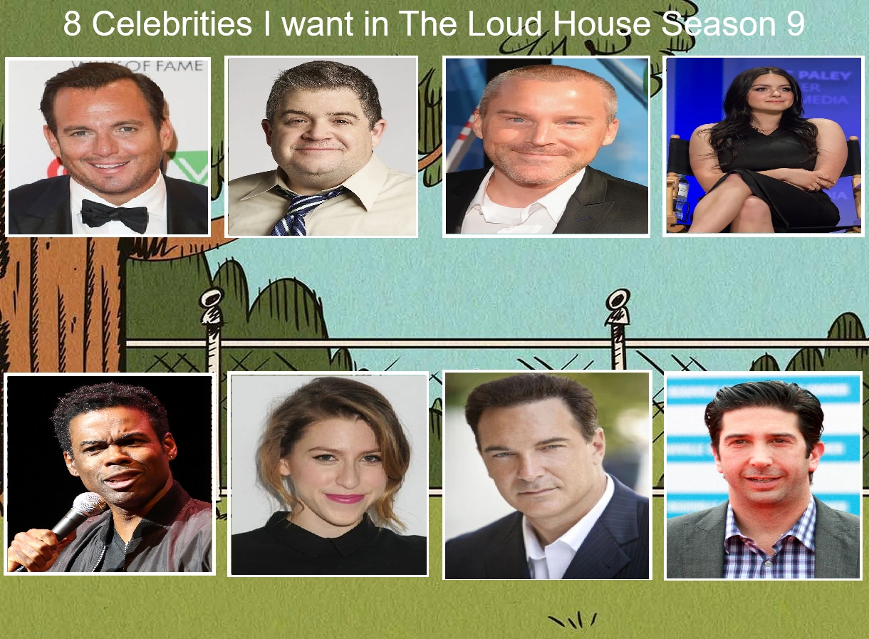 Here's a list of eight celebrities that I want them in The Loud House ...