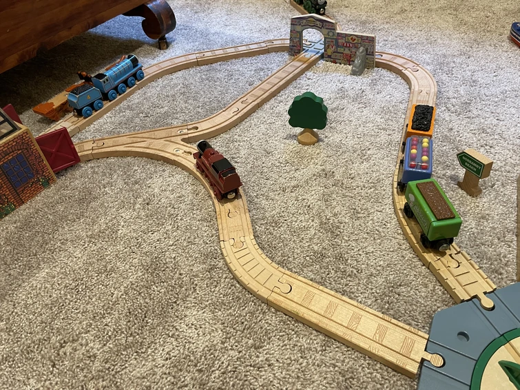 My Wooden Railway layout! | Fandom