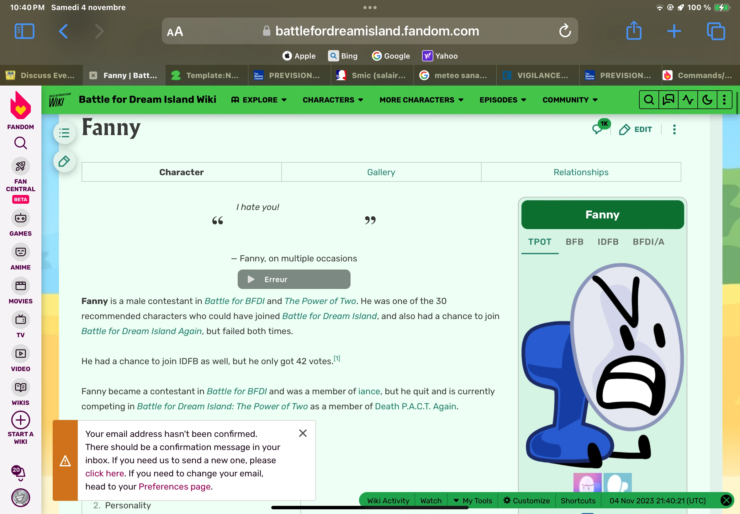 Why Fanny is a male | Fandom