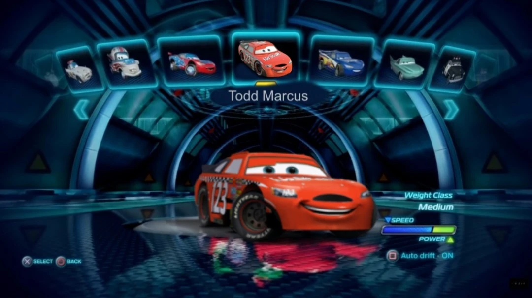 Todd Marcus In Cars 2: The Video Game. | Fandom