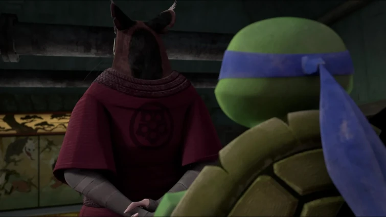 There should a deleted scene in TMNT 2012, after Splinter tells Leo ...