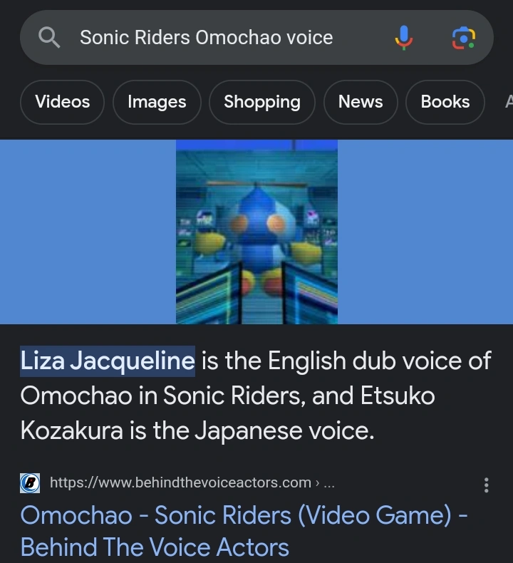 The only game where Omochao isn't insufferable. | Fandom