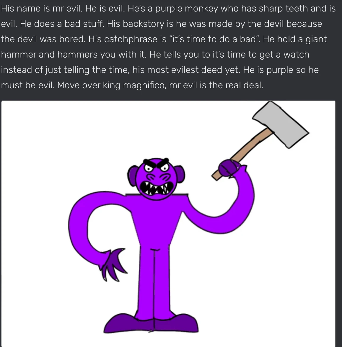 Guys I made the best villain ever | Fandom