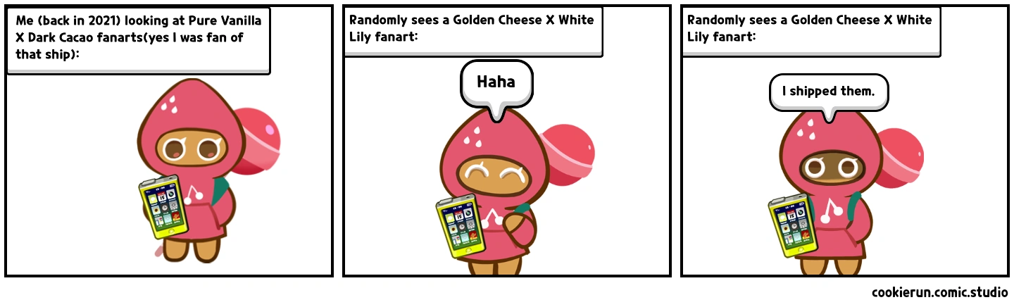 "And that's how I started shipping Golden Cheese X White Lily." -NoNameCuzNo | Fandom