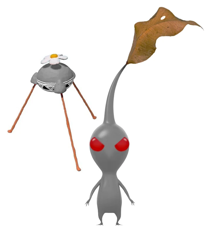 Gray Pikmin - art | Fandom