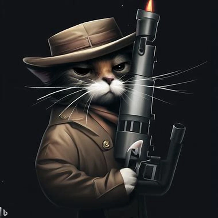 AI generated cat (basically Hitman) | Fandom
