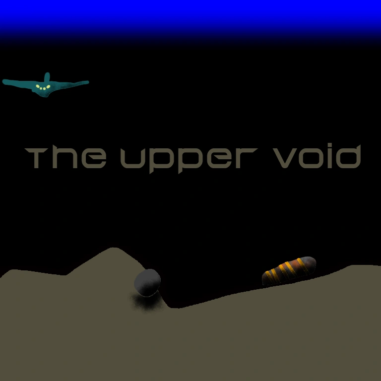 drawing of a new void biome i came up with so it's less boring (btw yes ...