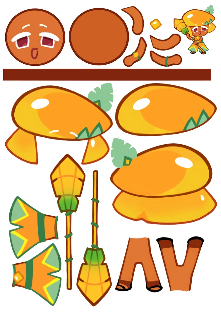 mango cookie template I found | Fandom