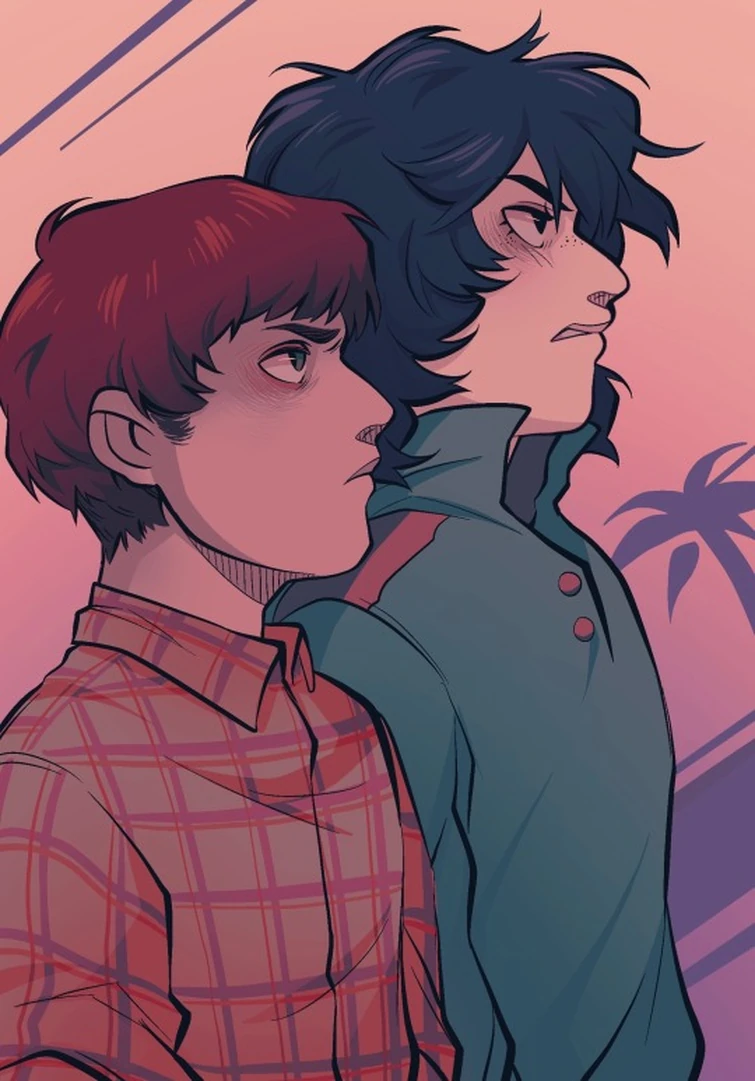 This fanart i cant i need someone to match with me Who will be mike ...