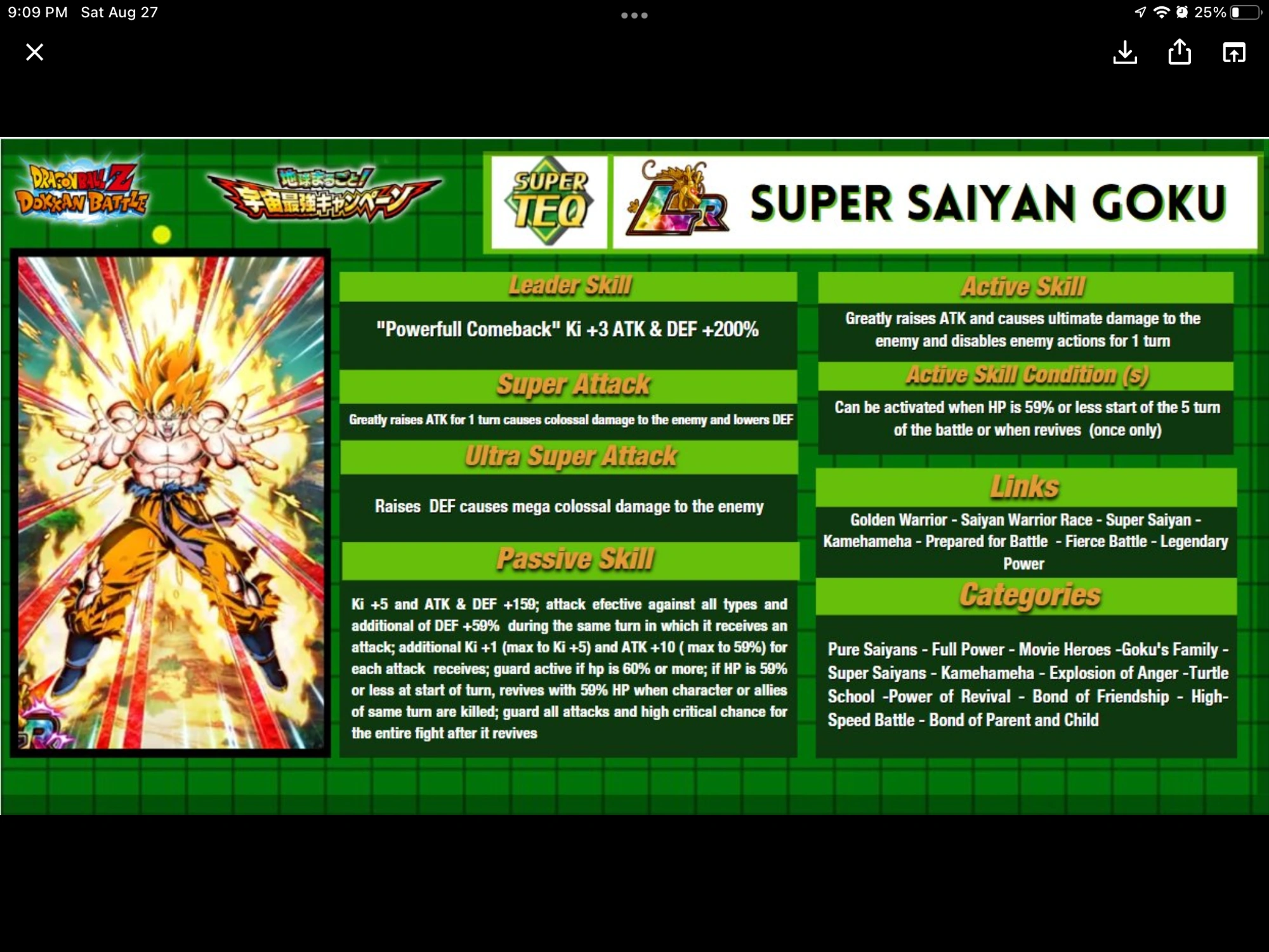 Goku’s details | Fandom