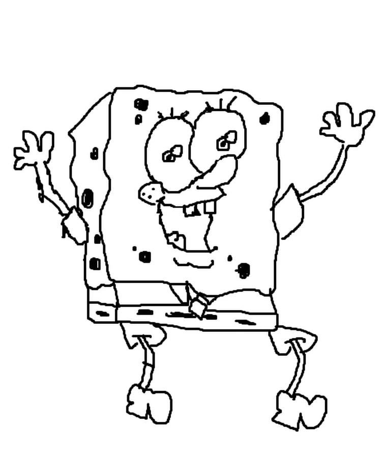 i tried drawing spongebob from memory | Fandom