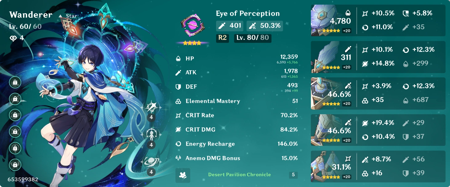 Wanderer build advice | Fandom