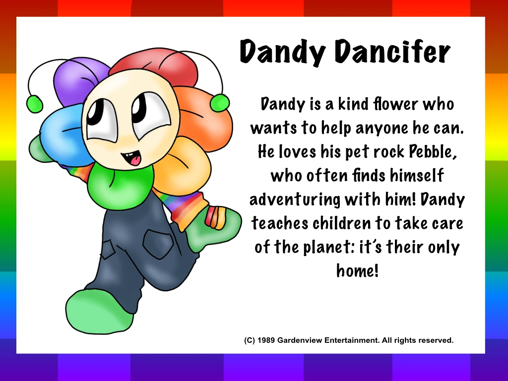 decided to redesign some dandy’s world characters in my other art style ...