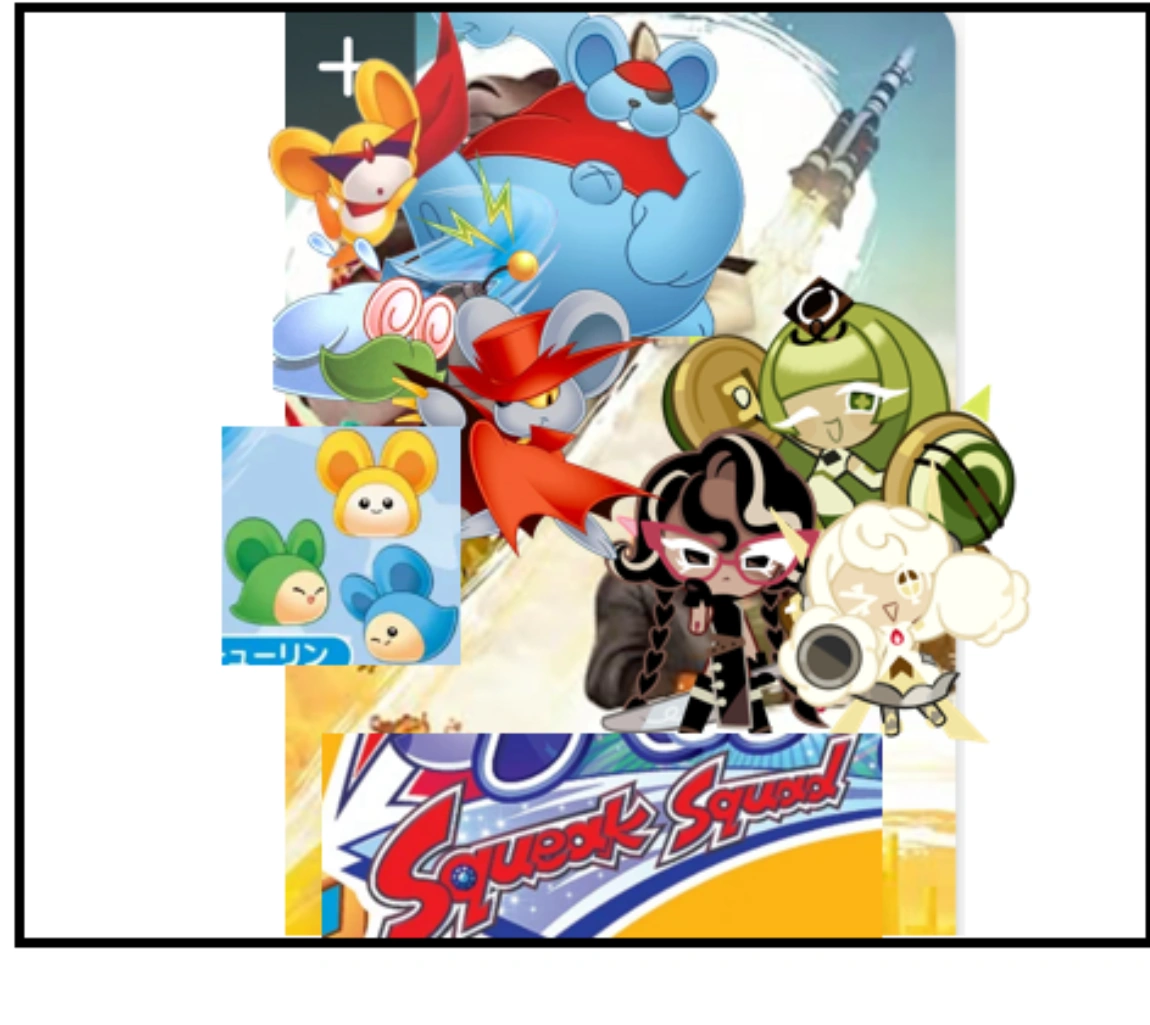 I spoofed the bad guys movie 2 poster with the squeaks and the sisters of the grand cookie games ...