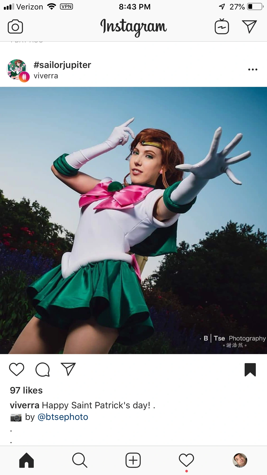 Happy Saint Patrick's Day from Sailor Jupiter | Fandom